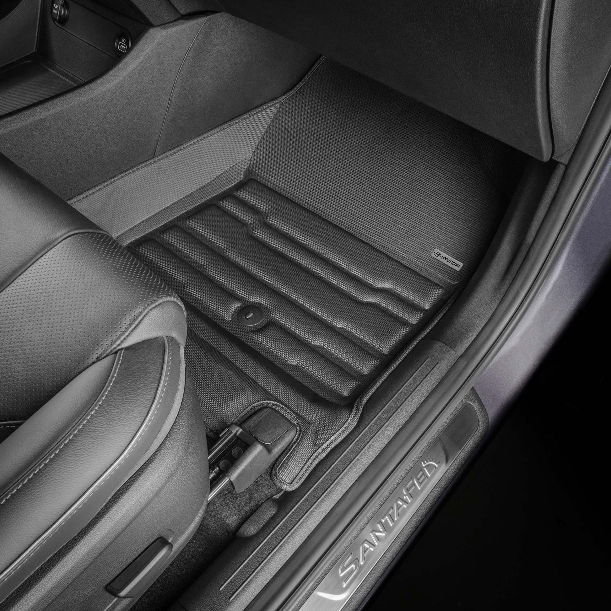 TuxMat 2021-2024 Santa Fe Hybrid TuxMat Premium Floor Liners TUX8623 ...